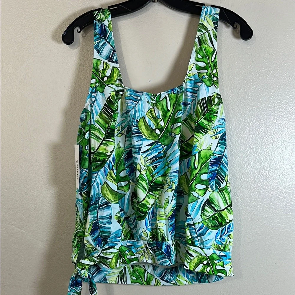 Swimsuits For All | Swim | New Swimsuits For All Tropical Leaf Print ...